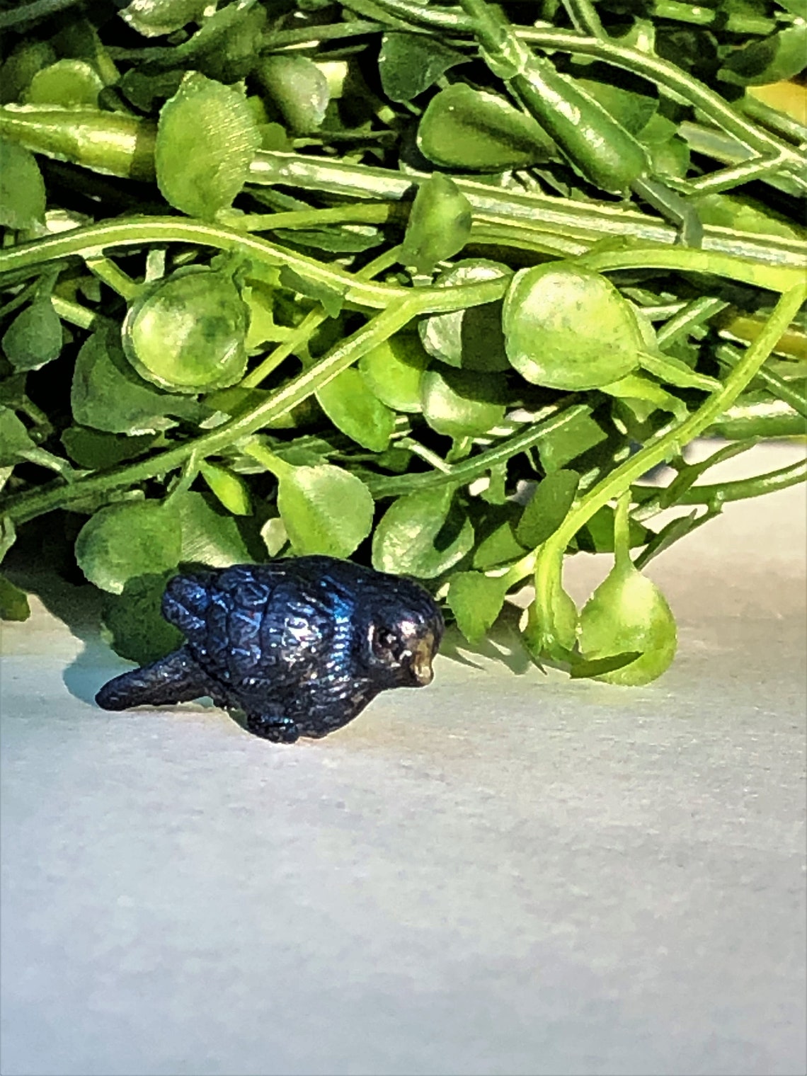 Hand Painted Miniature White or Black Bird Raven Miniature - Etsy