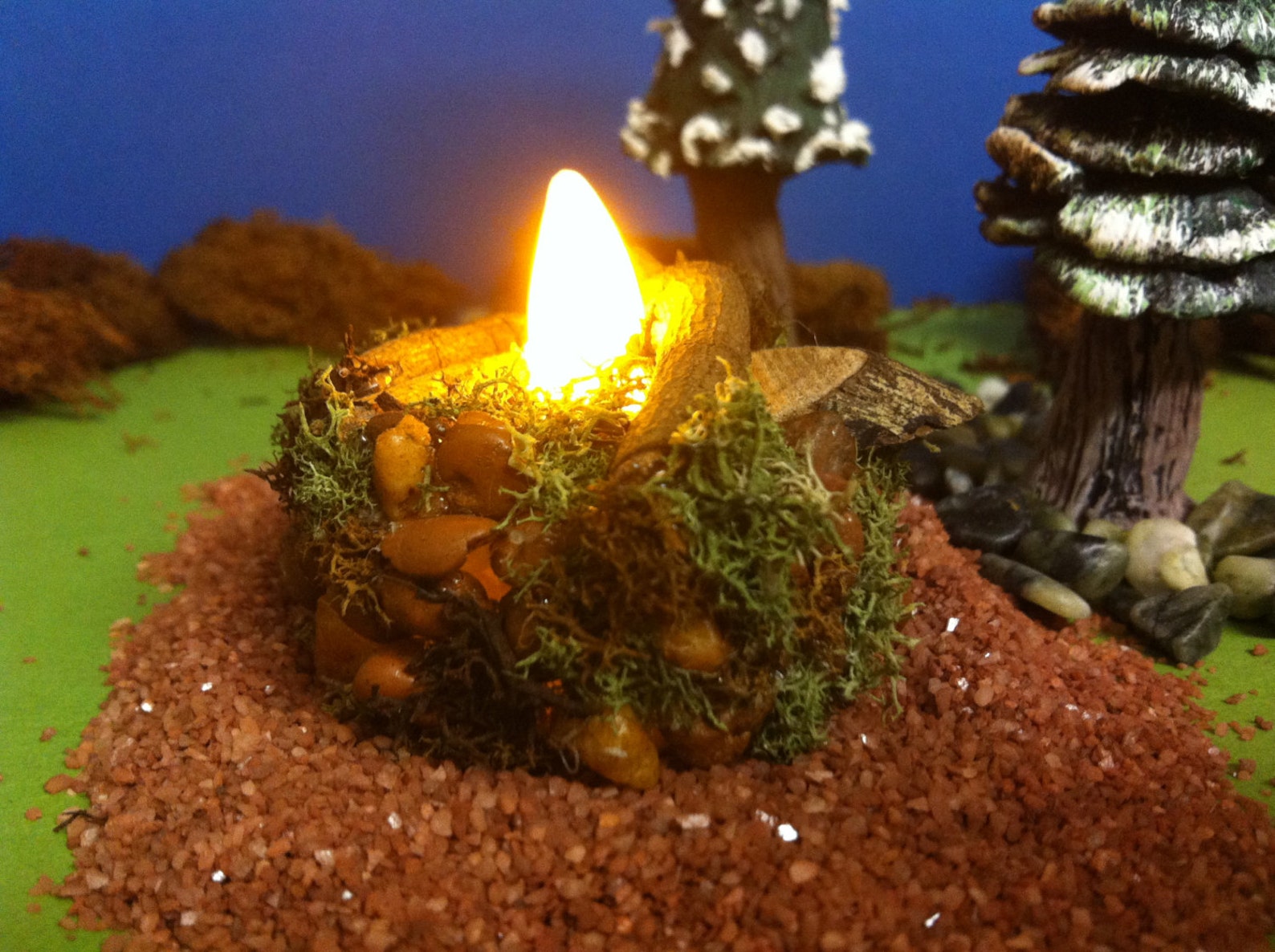 Miniature Fire Pit, Fairy Campfire, Fairy Garden Accessories, Handmade ...