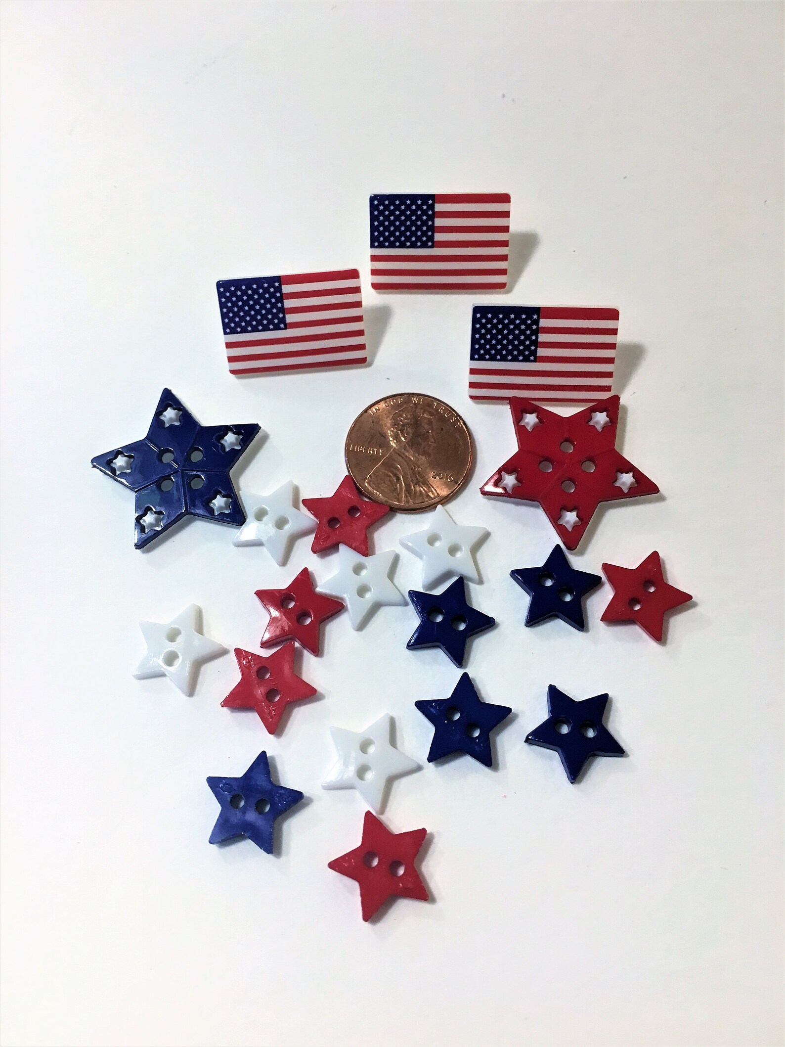 US Flag Buttons Fourth of July Buttons American Buttons - Etsy