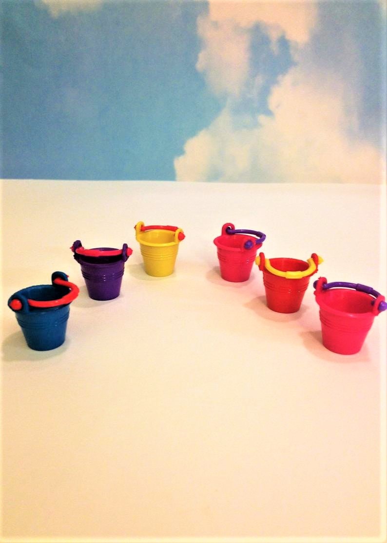 Miniature Beach Pails Fairy Accessories Beach Buckets | Etsy