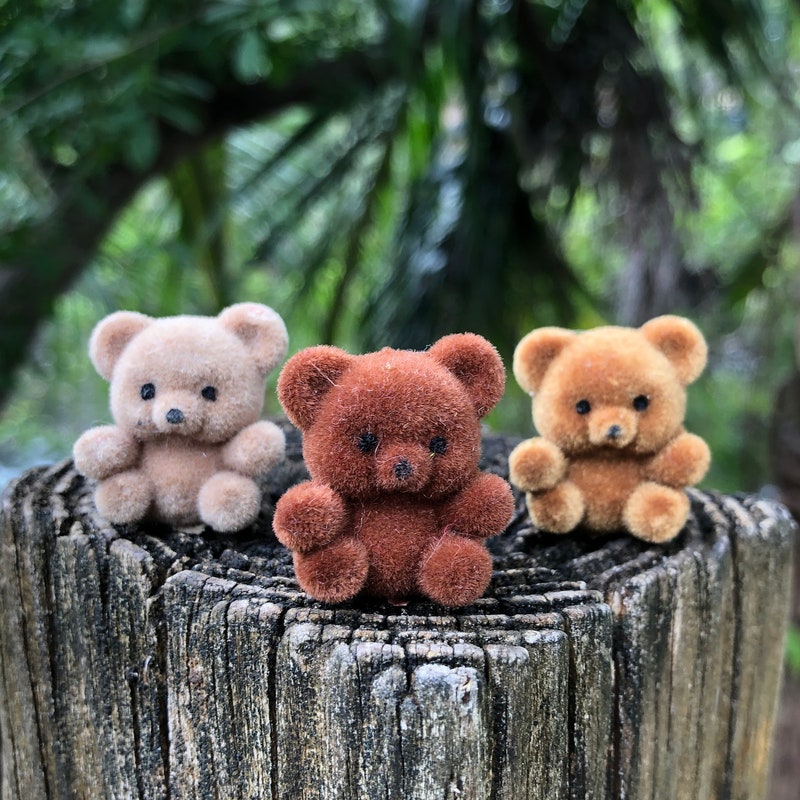 Teddy Bear Figurines - Etsy