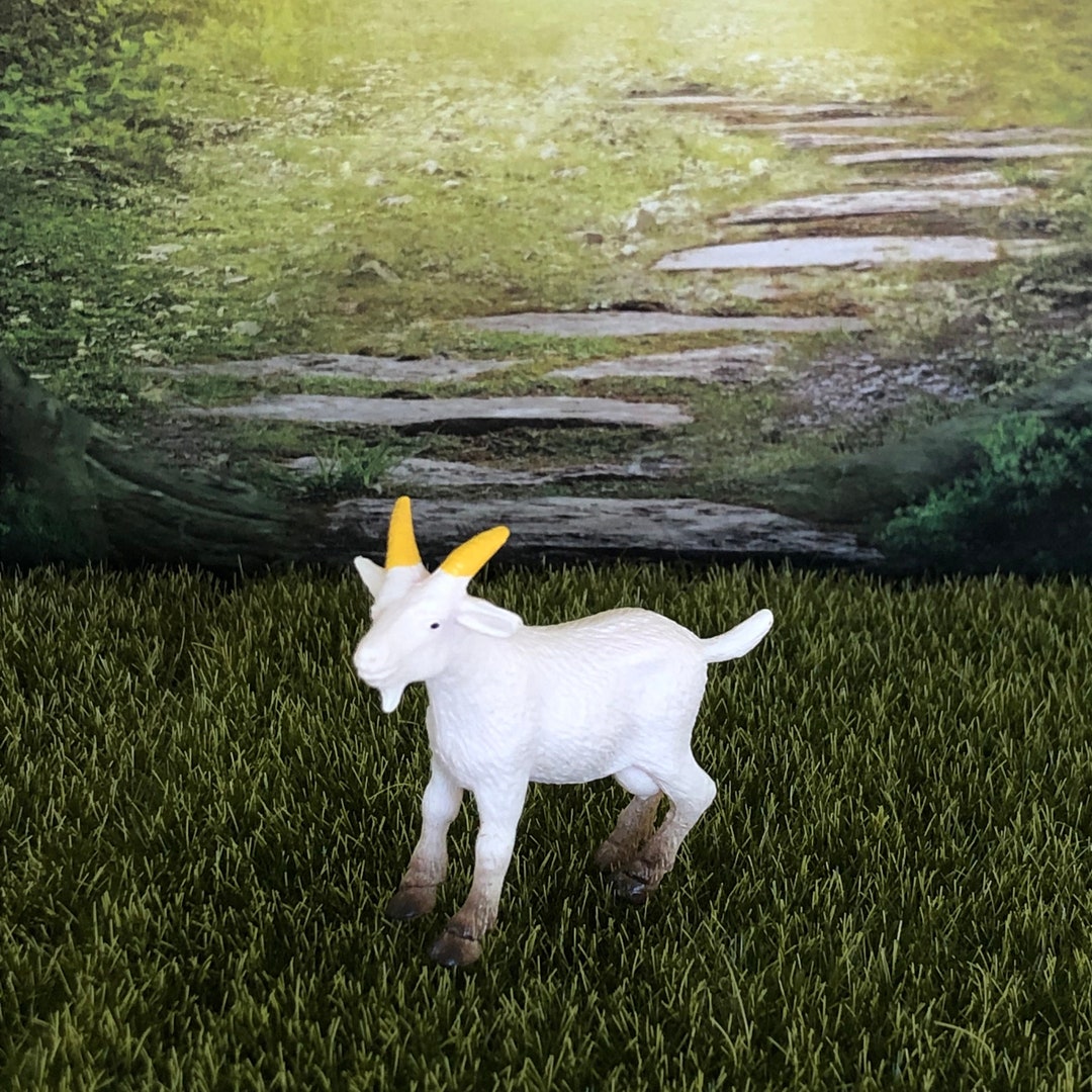 Miniature Fairy Garden Goat, Mini Goat Figurine, Miniature Farm Life ...