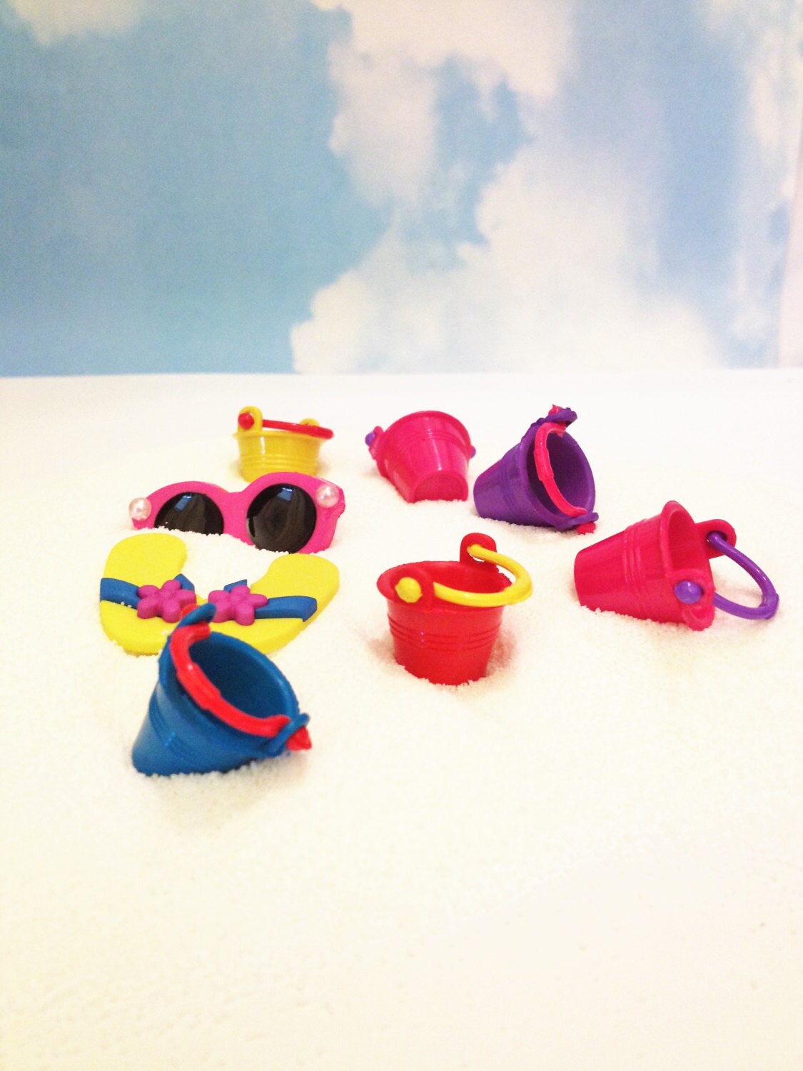 Miniature Beach Pails Fairy Accessories Beach Buckets | Etsy