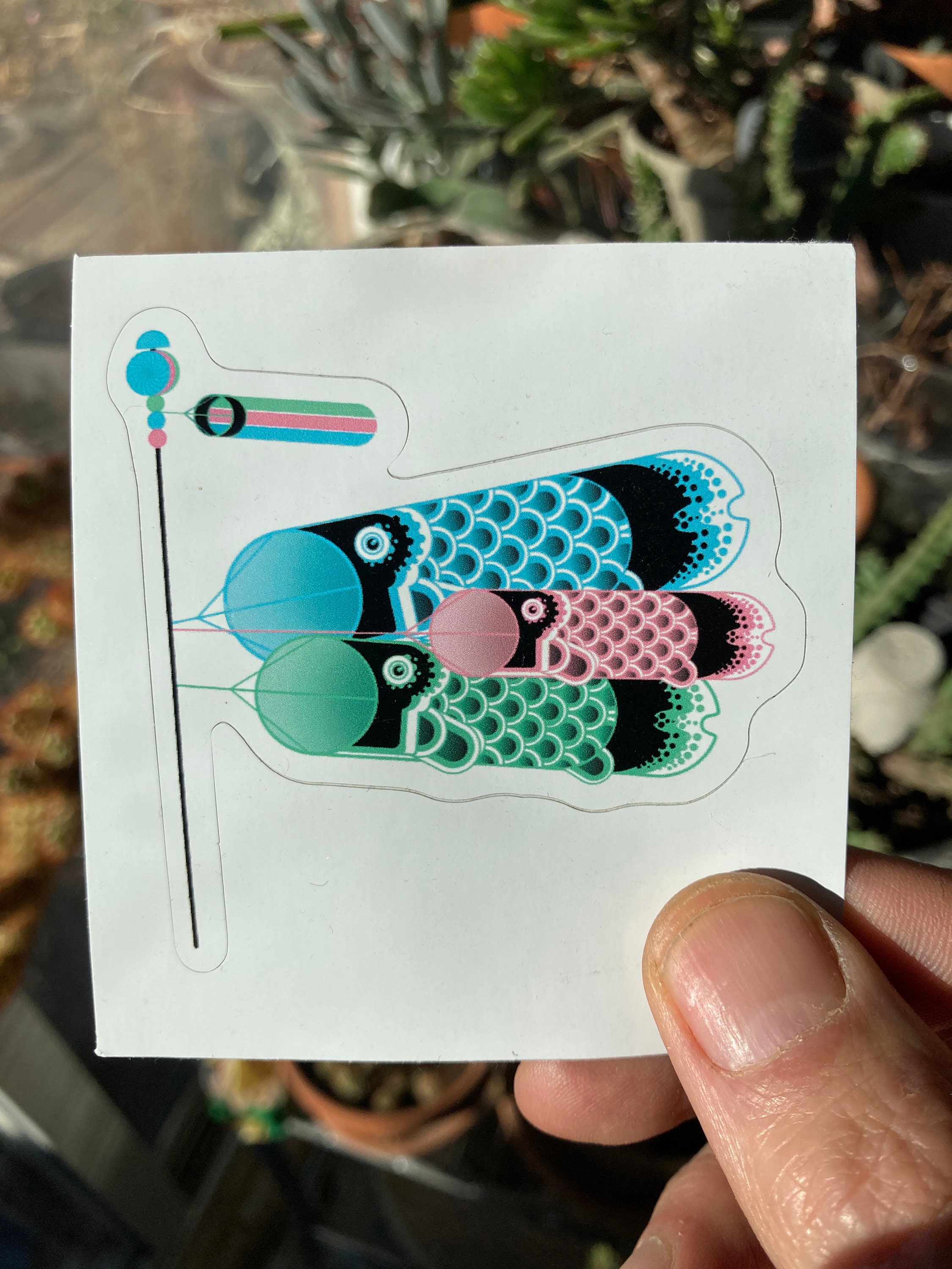 RGB Children's Day Kites Sticker - Etsy