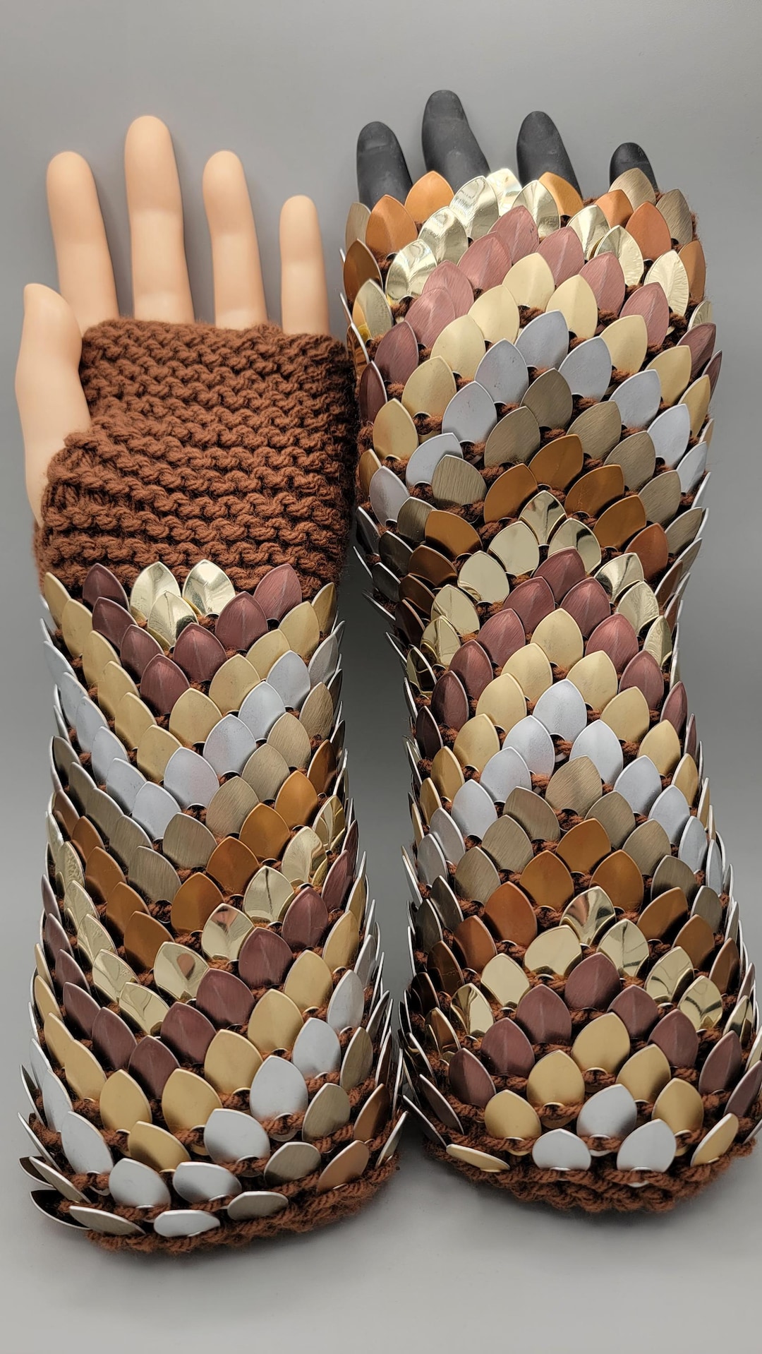CUSTOM Dragonscale Gauntlets ADULT SIZES - Etsy