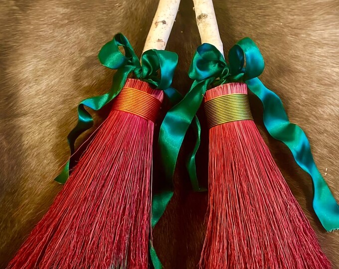Threemoonbrooms Handmade Broom - Little Flyer- Hearth Broom- Birch ...