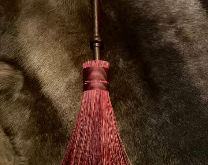 Threemoonbrooms Handmade Broom - Little Flyer- Hearth Broom- Antique ...