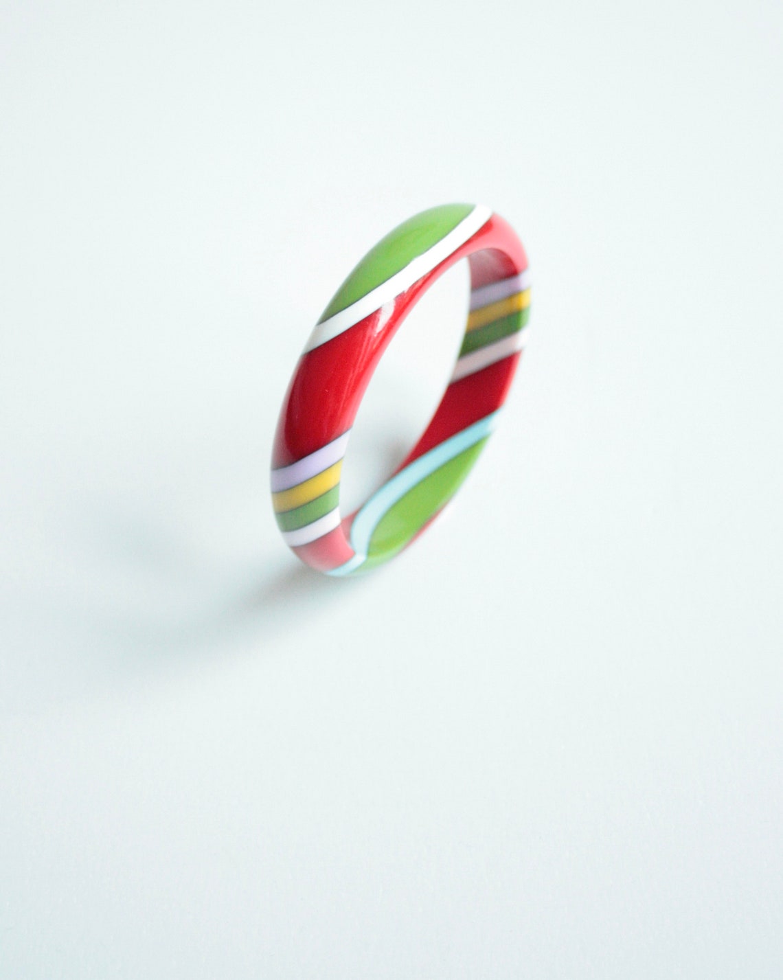 Vintage Bangle, 70s, Multi Colour, Retro Pattern Bracelet, Bangle ...