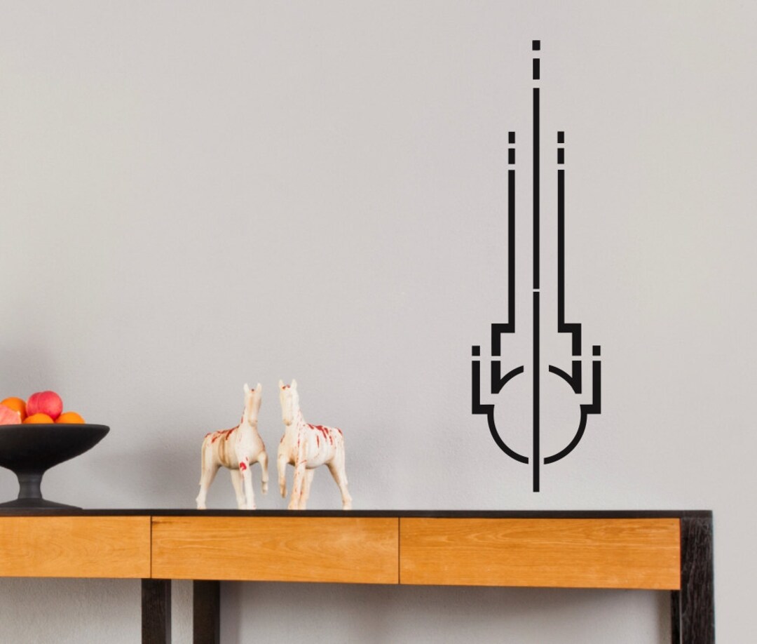 Art Deco Symbol 1 ... Vinyl Wall Decal - Etsy