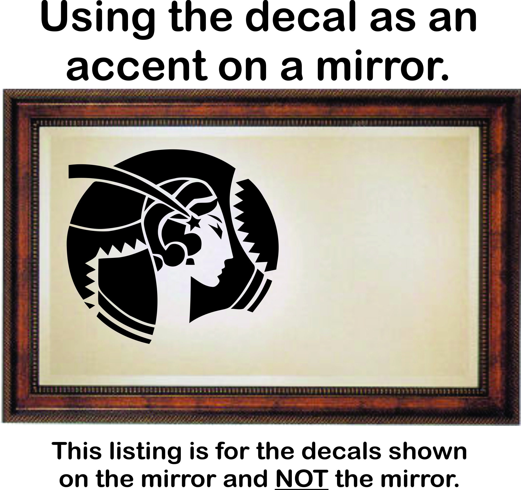 Art Deco Woman ... Vinyl Wall Decal | Etsy