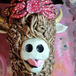 Cow Moo Scottish, Highland Cow, 60's Heifer Tumbler Cow Cup. Scottish ...