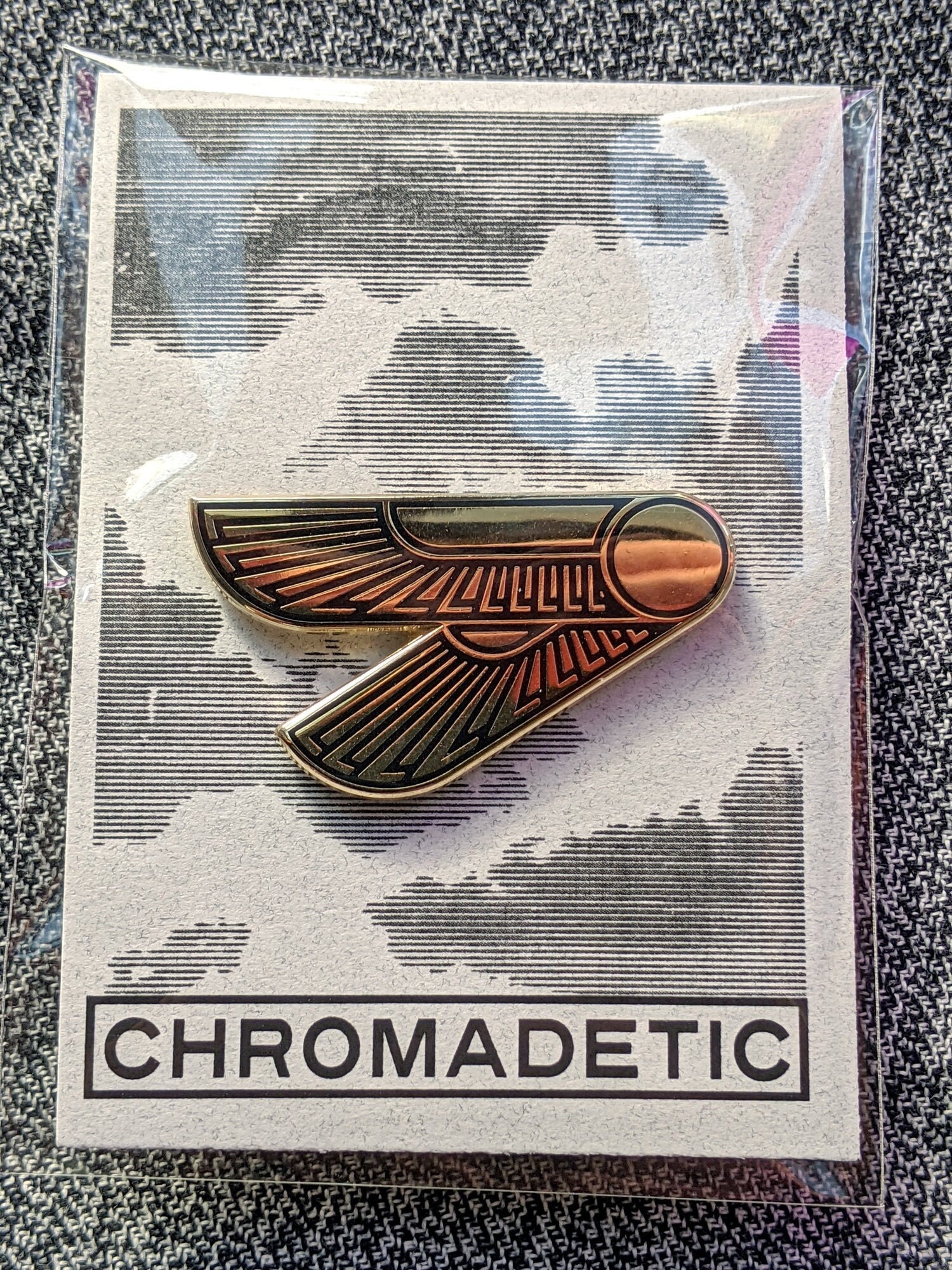 Winged Sun Enamel Pin - Etsy