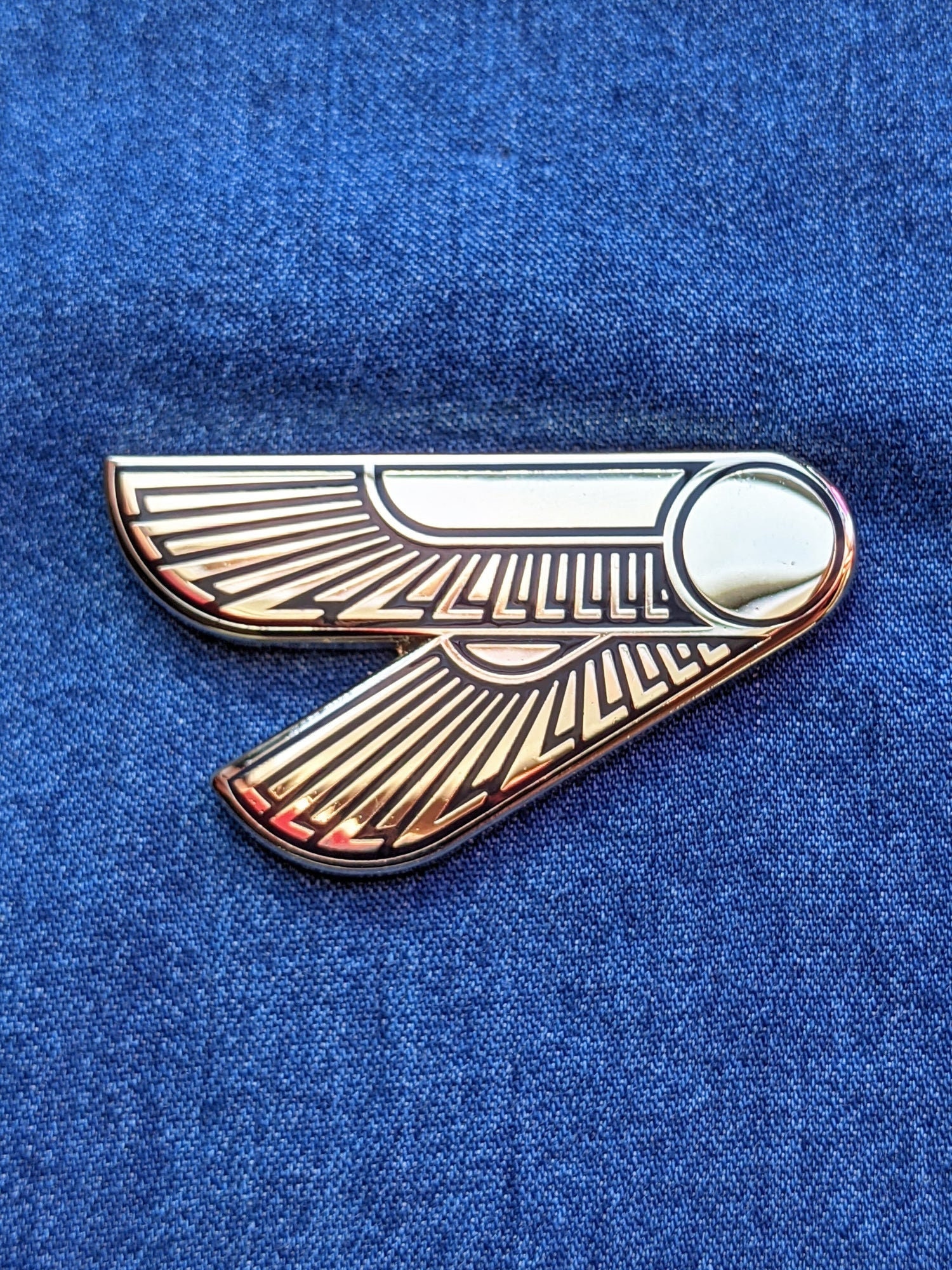 Winged Sun Enamel Pin - Etsy