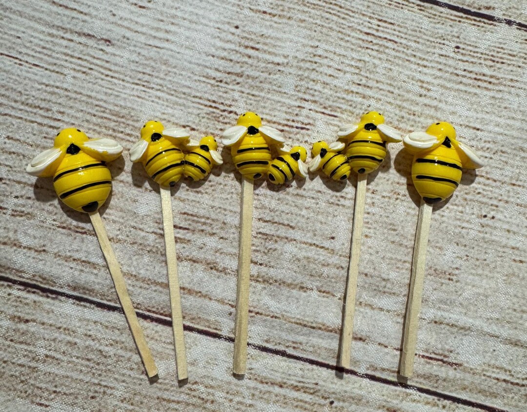 Busy Bee Cupcake Toppers - Etsy