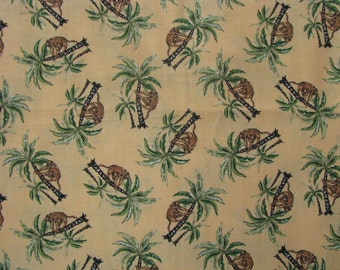 Palm tree fabric | Etsy