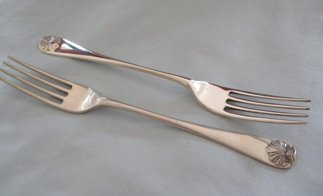 Kirk Stieff Williamsburg Shell Sterling Silver Salad Fork - Etsy