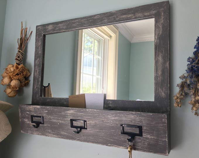 Triple Post Box Mirror - Etsy