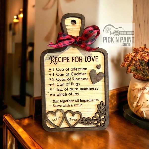 Recipe for Love - Etsy