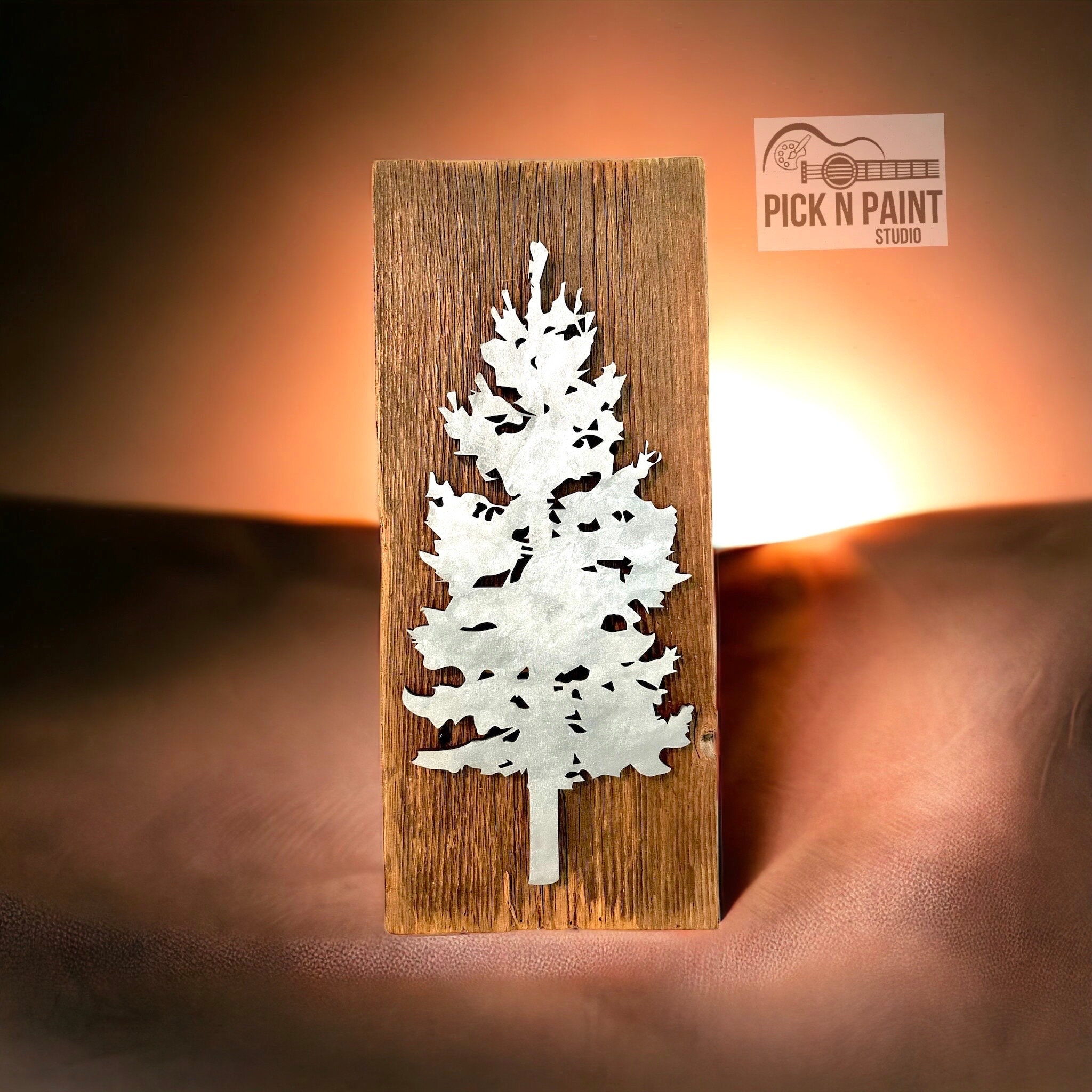 Pine Tree Sign Handmade Tree Sign Barn Wood Sign Barn Wood - Etsy