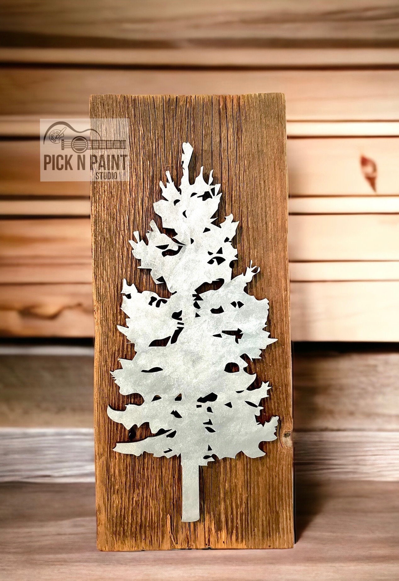 Pine Tree Sign Handmade Tree Sign Barn Wood Sign Barn Wood - Etsy