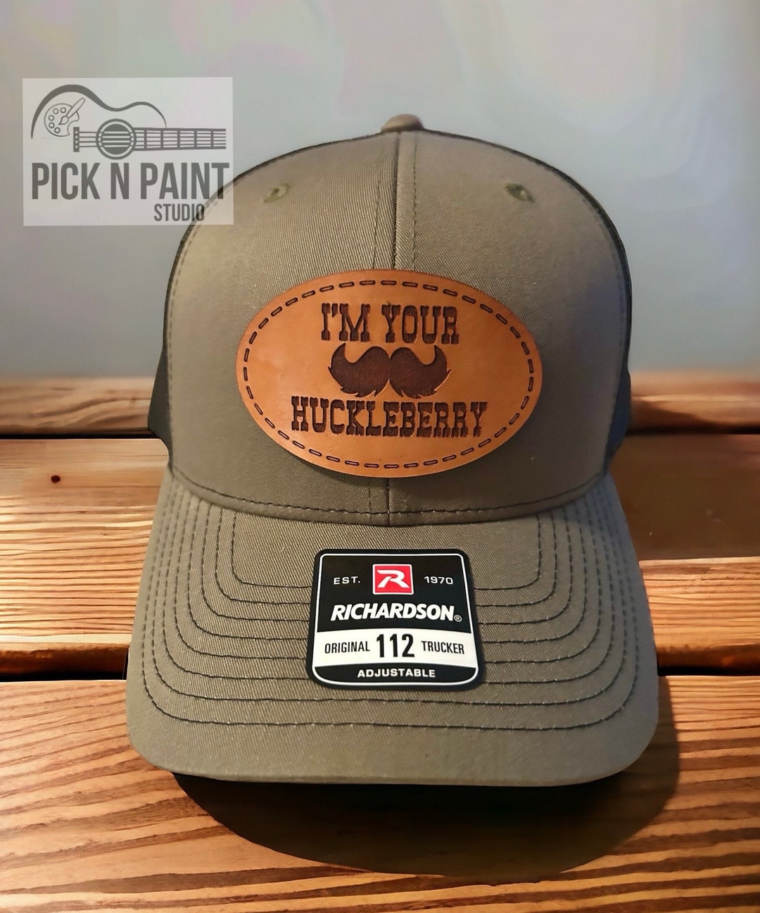 I’m Your Huckleberry Richardson 112 Leather Patch Hat, Doc Holiday ...