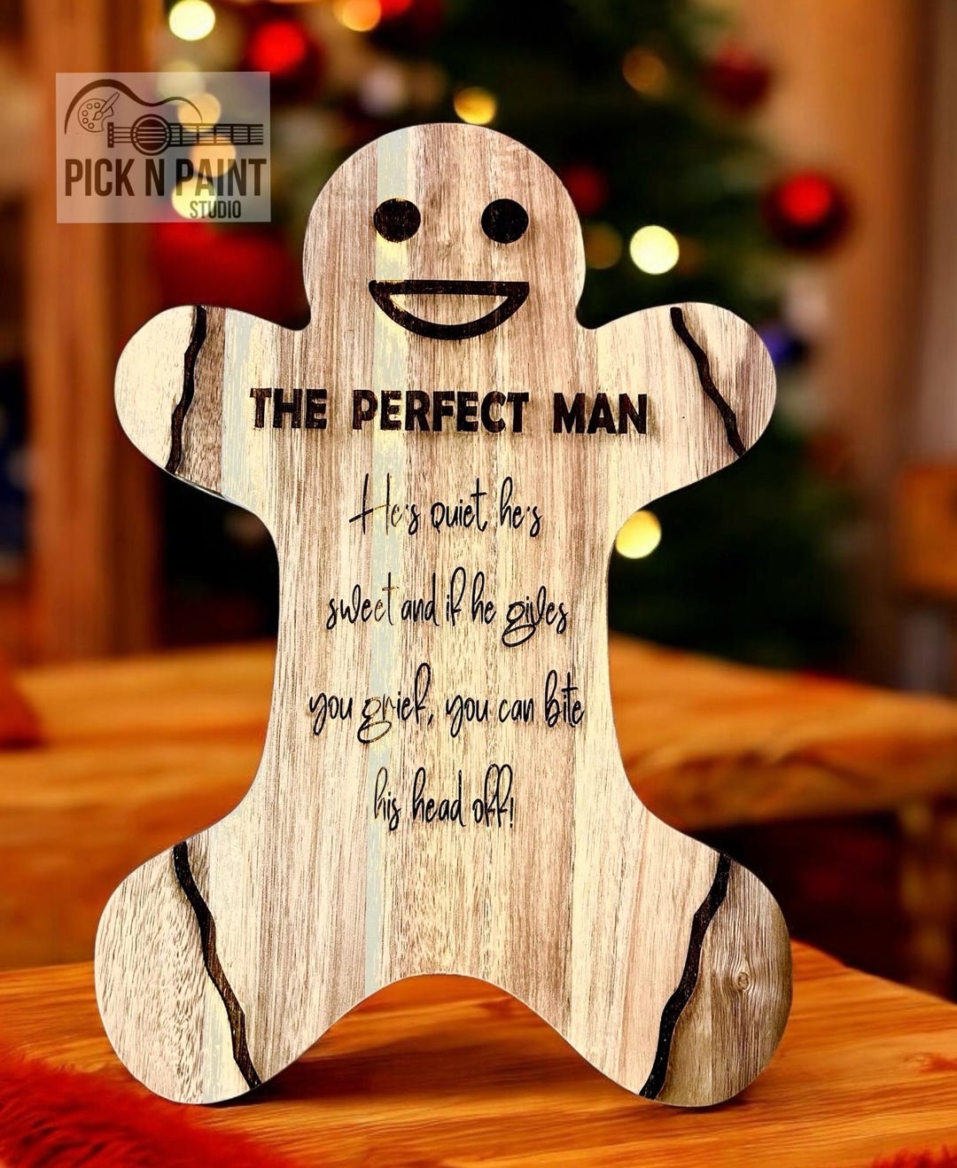 Gingerbread Man Cutting Board,gingerbread Gift, Gingerbread Lover Gift ...