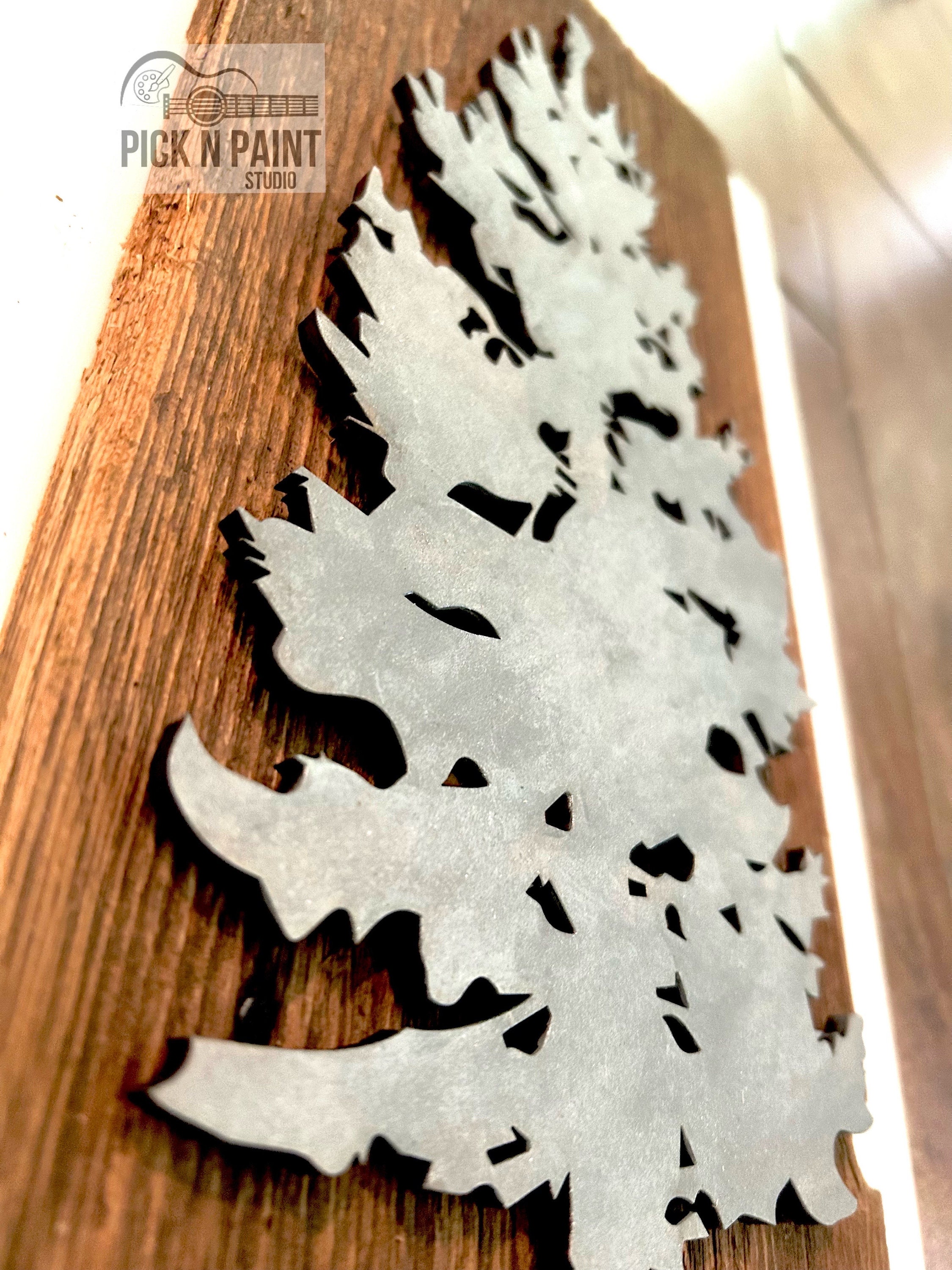 Pine Tree Sign Handmade Tree Sign Barn Wood Sign Barn Wood - Etsy