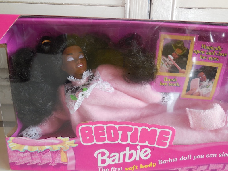 Bedtime Soft Body Barbie Doll 1993 Mattel African American - Etsy