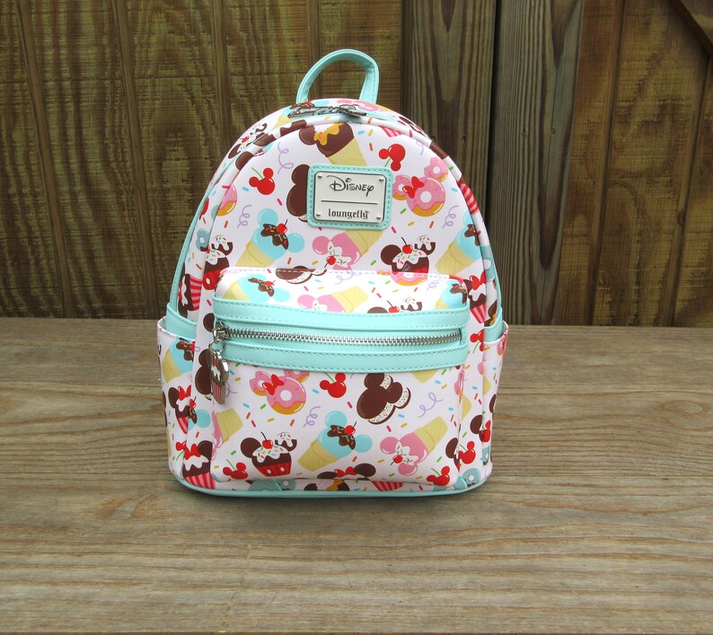 Loungeflydisney Mickey and Minnie Mousesweet Treats Mini Backpack Bag ...