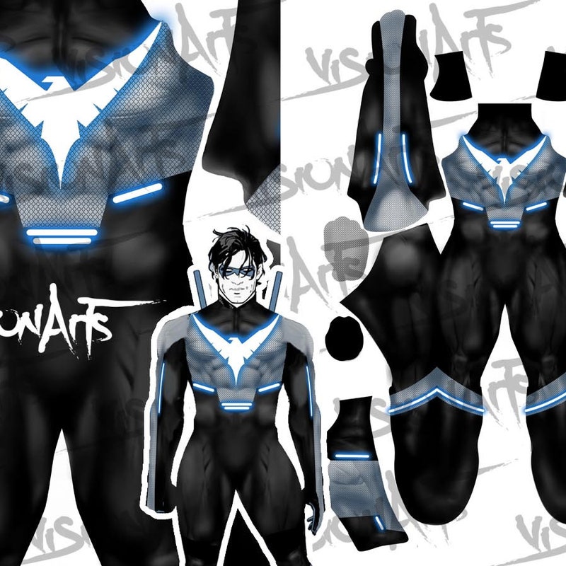 Nightwing Cosplay Costume - Etsy