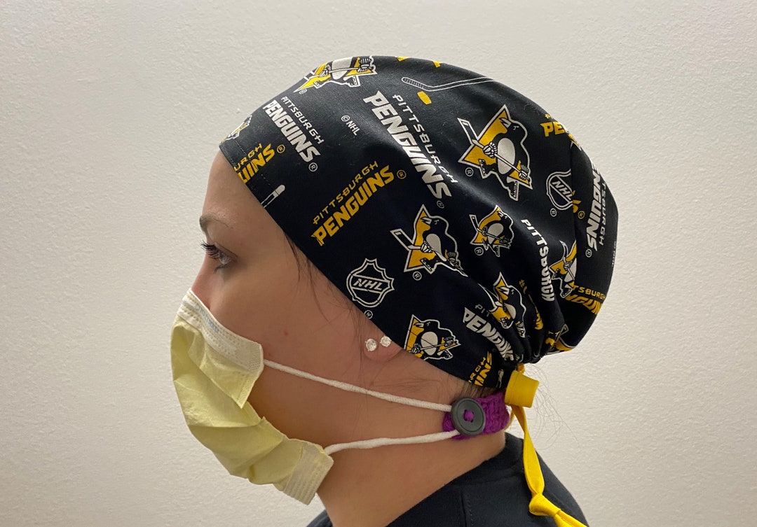 Monogrammed Surgical Scrub From Pittsburgh Penguins Fabric - Etsy