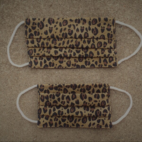 Cheetah Face Mask - Etsy