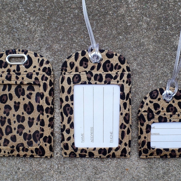 Fabric Luggage Tag - Etsy