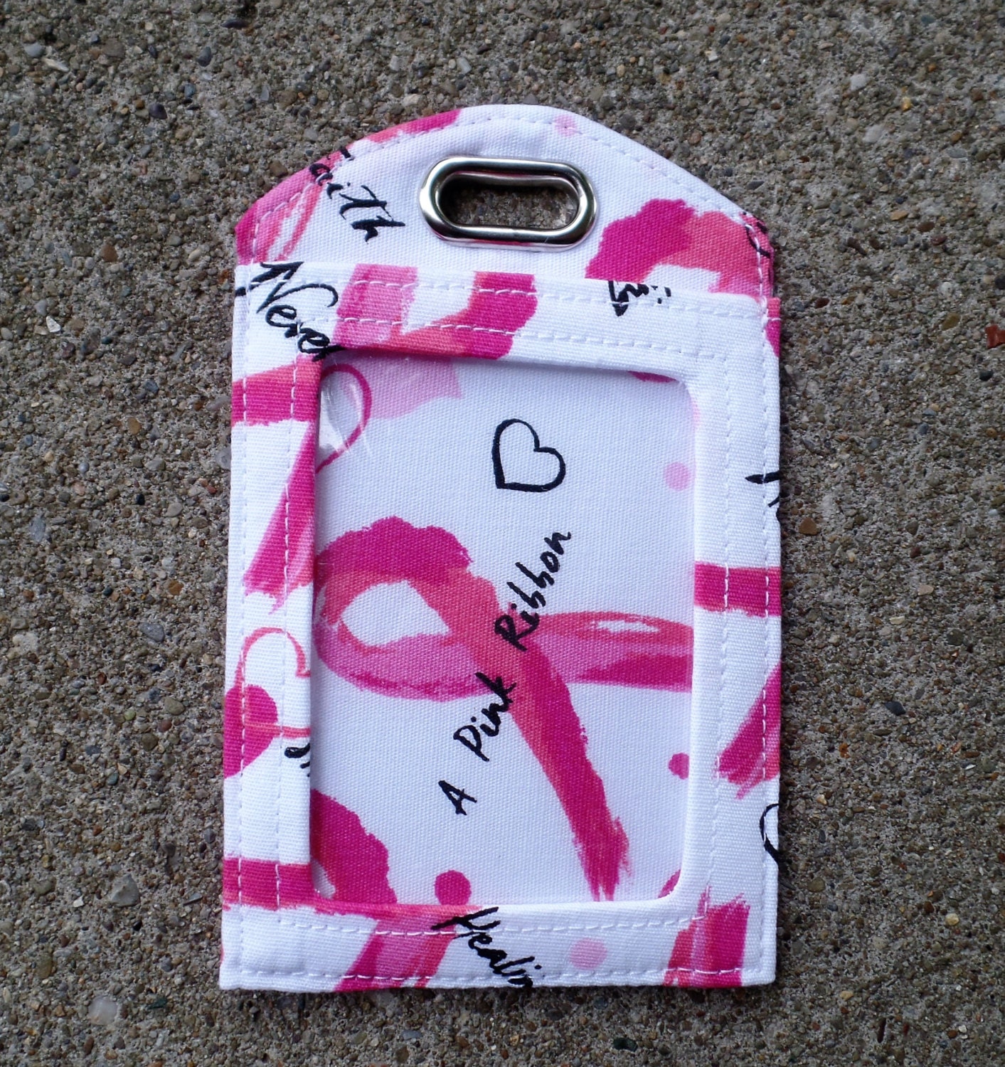 Pink Ribbons Luggage Tags,Pink Ribbon Breast Cancer Fabric,Pink Ribbons ...