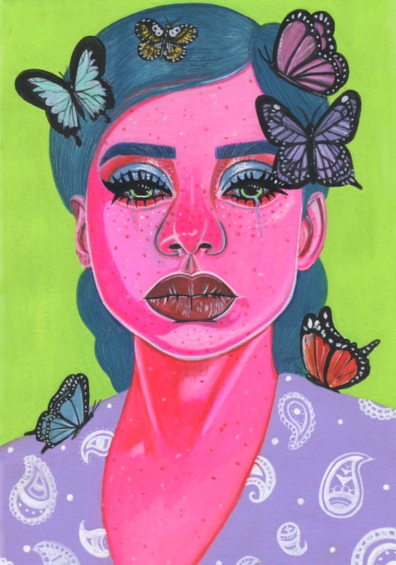 Butterfly Effect Print/postcard - Etsy