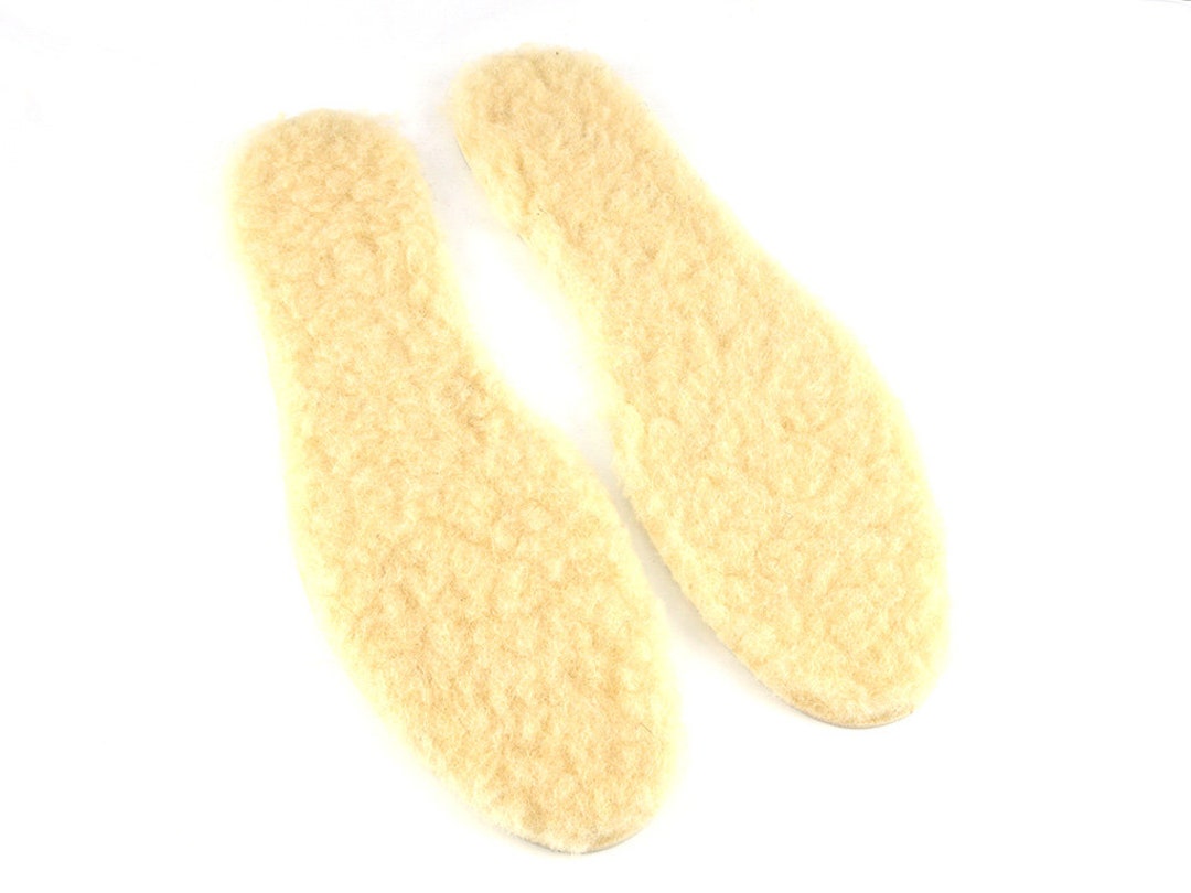Natural Merino Lamb Wool Insoles Shoes Inserts Boots Universal Unisex ...