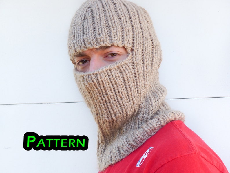 PATTERN ~ Ski Mask | Snowboarding Mask | Balaclava ~ Extremely Warm ...