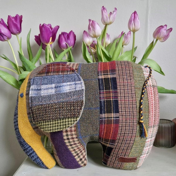 Elephant Cushion - Etsy UK