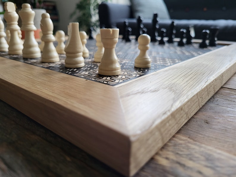 Geometric Chessboard - Modern Chess Board - Unique - Handmade - Etsy