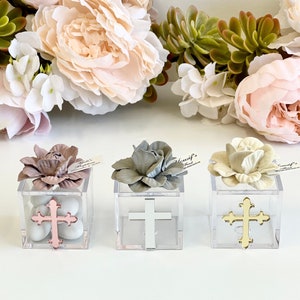 5 Pcs Baptism Favors, Christening Favors, Favors Boxes, Cross Favors ...