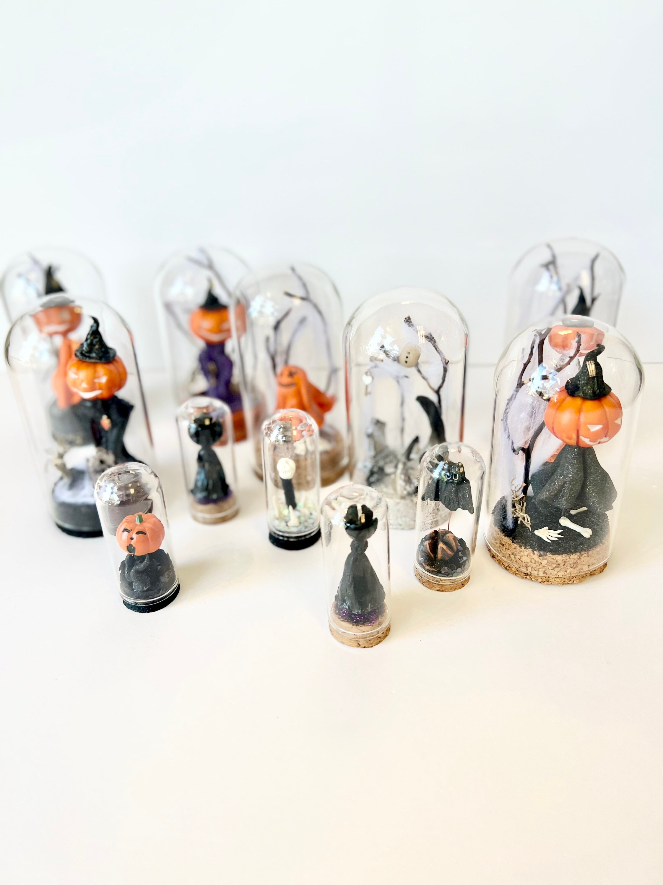 Small Halloween Table Decor, Halloween Decor, Halloween Dome Jar ...
