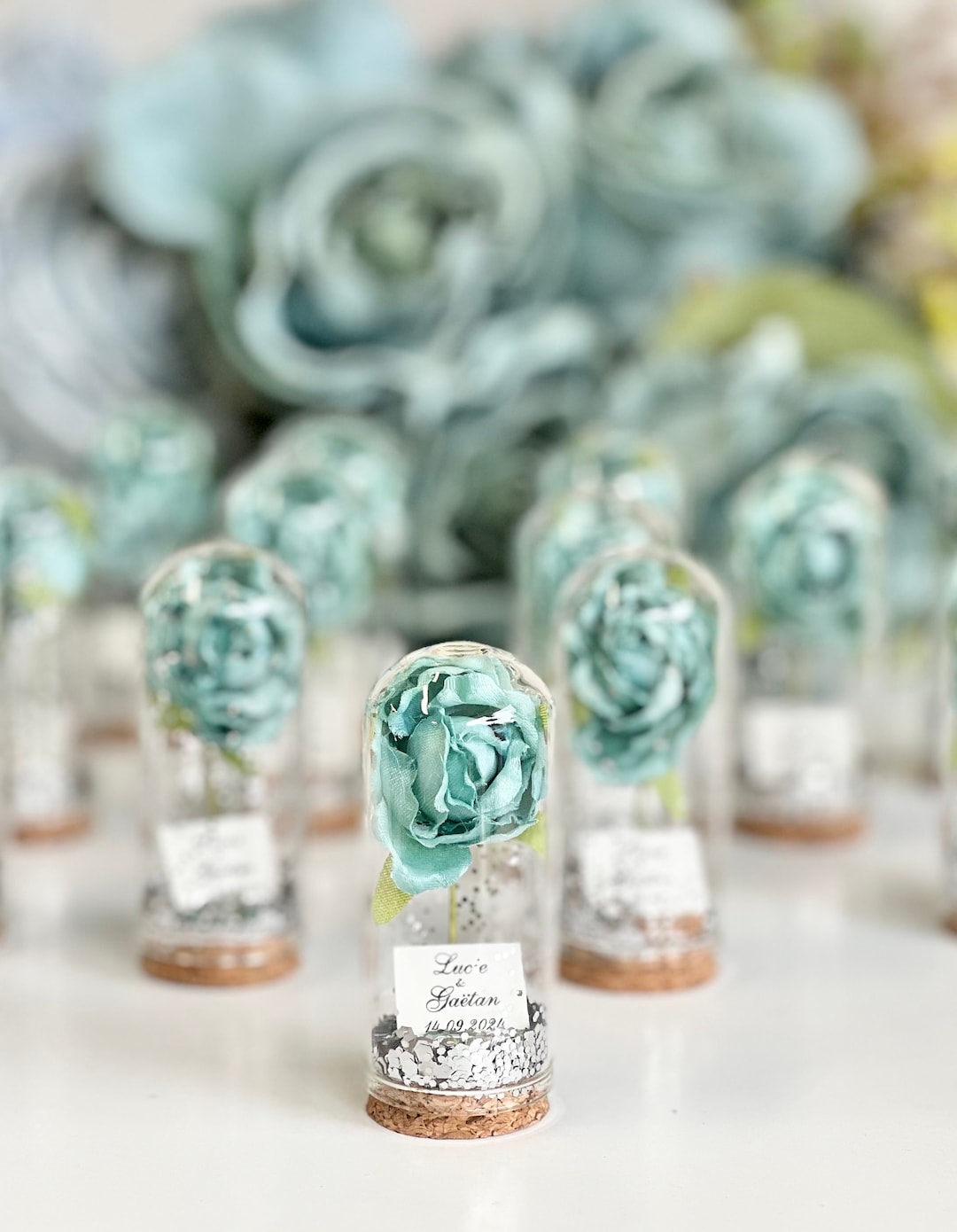 Bulk Wedding Favors for Guests, Rose Dome Favors, Personalized Party ...