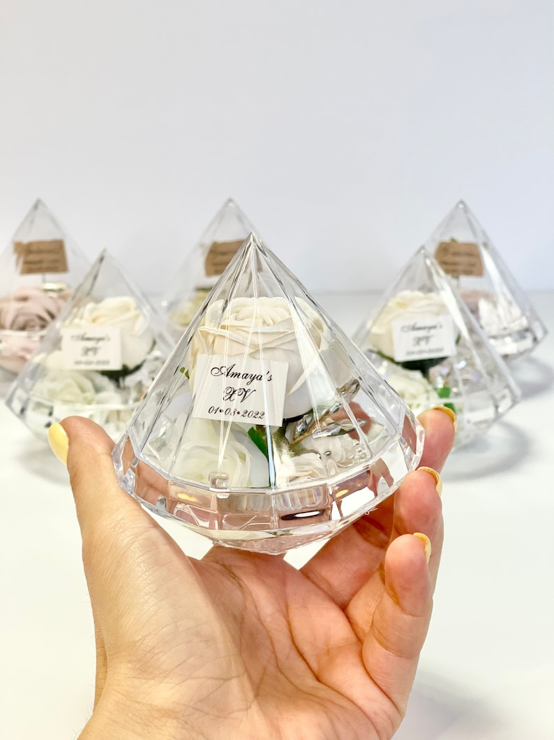 5 Pcs Wedding Favors Favors Diamond Favors Boxes Wedding - Etsy