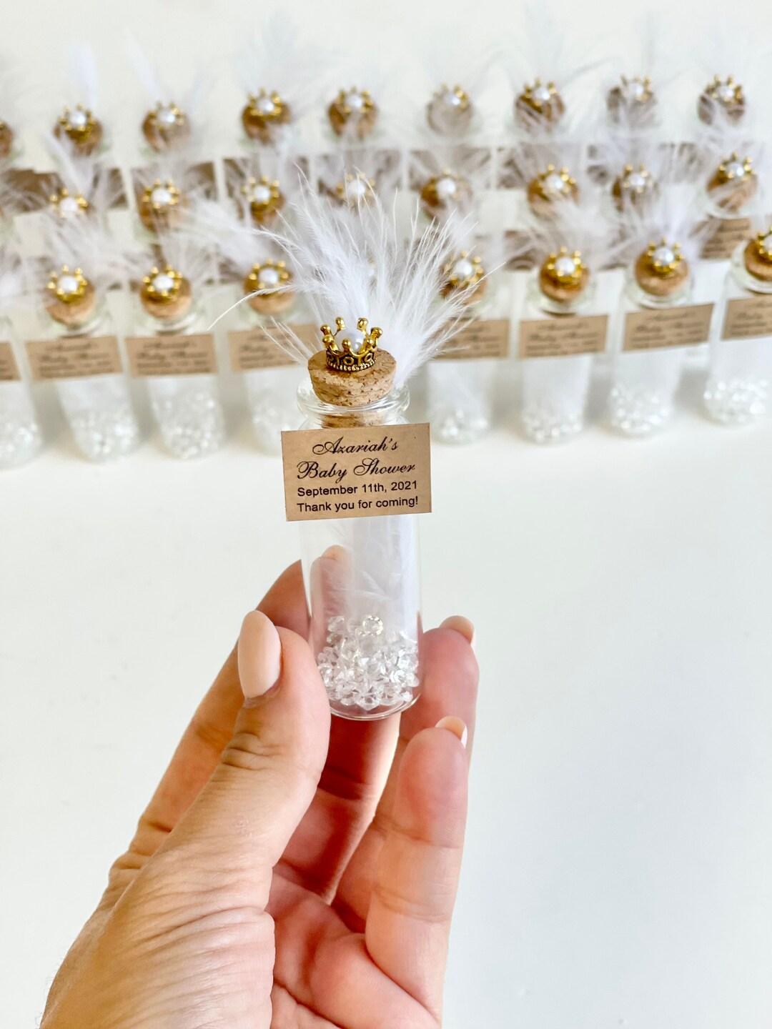 Bulk Custom Crown Party Favors, Wedding Favors for Guests, Personalized ...