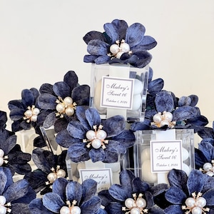 Navy Blue Wedding Favors Boxes, Elegance Wedding Favors for Guests ...