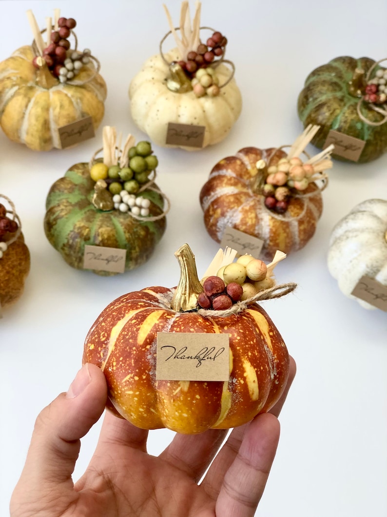 Bulk Pumpkin Favors for Guests, Baby Shower Gifts, Fall Party Pumpkin ...