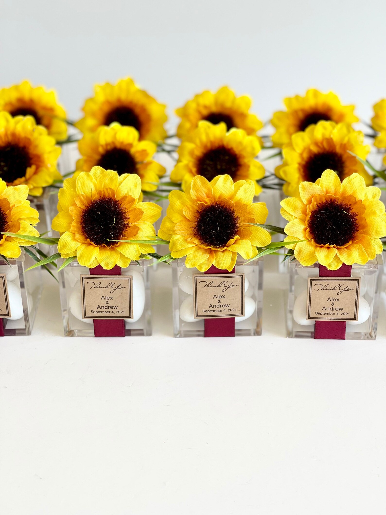5pcs Sunflower Favors, Wedding Favors, Favors, Favors Boxes, Wedding ...