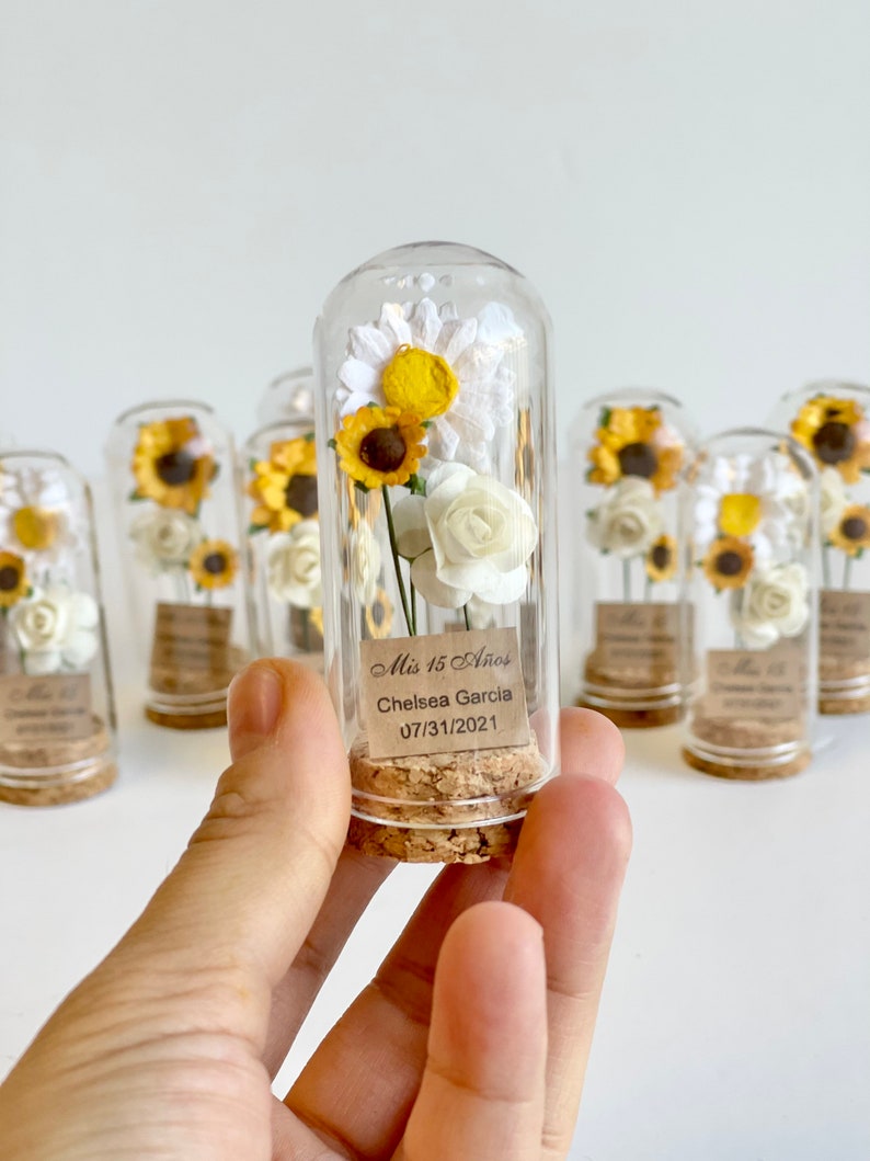 Sunflower Wedding Favors for Guests, Custom Party Favors, Personalized ...
