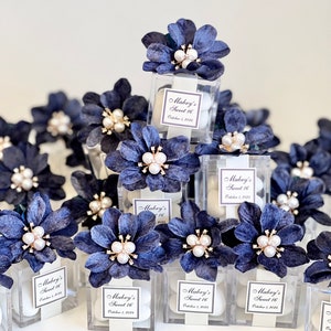 Navy Blue Wedding Favors Boxes, Elegance Wedding Favors for Guests ...