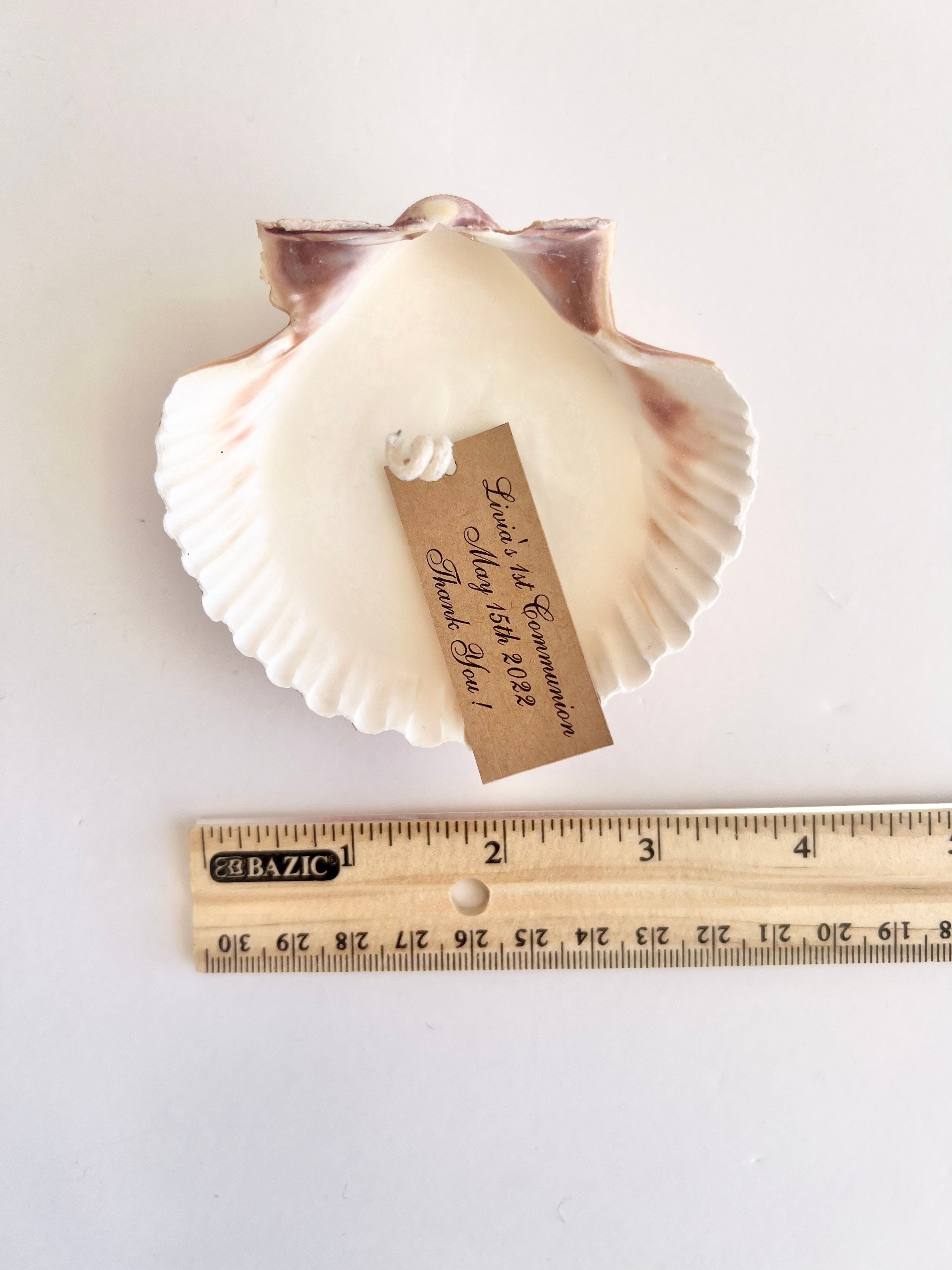 5 Pcs Beach Wedding Sea Shell Candle Favors, Wedding Favors for Guests ...